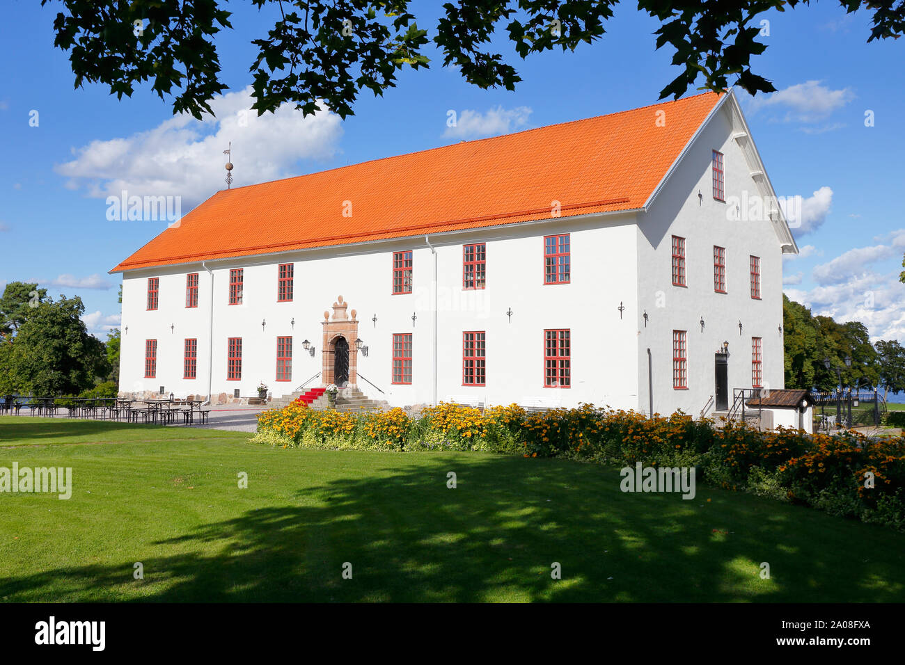 Sundbyholm, Sweden - September 13, 2019: Exterior view of the ...