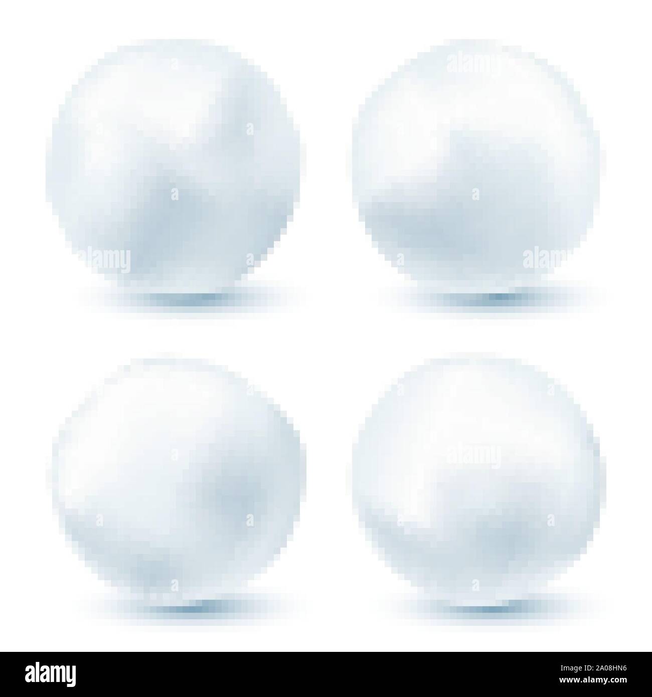 Snowball fight cartoon illustration Cut Out Stock Images & Pictures - Alamy