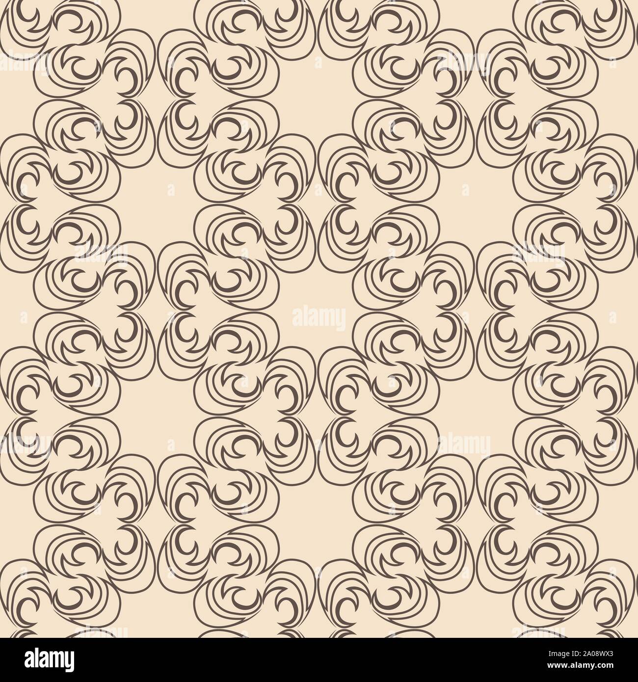 Seamless vector texture of color elements and abstract round shape of ...