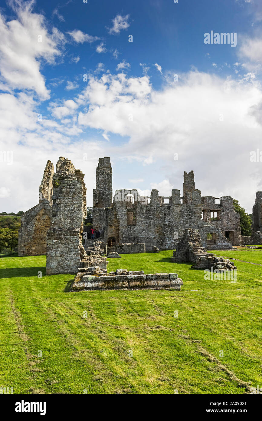 Egglestone Abbey ruins dating back to the 12th Century near Barnard ...