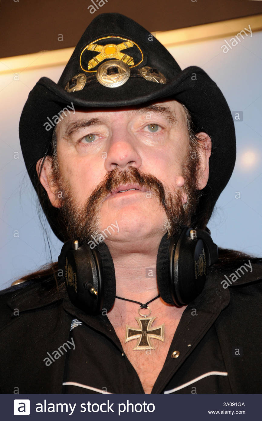 Motorhead Singer Lemmy Kilmister Stock Photos & Motorhead Singer Lemmy ...