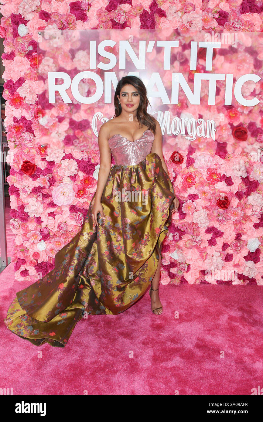 Los Angeles.CA.USA Priyanka Chopra at Isn't It Romantic Premiere. The ...
