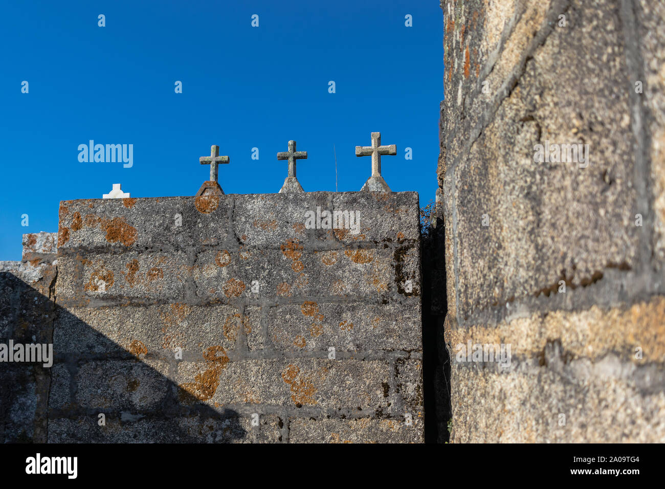 Crosses cross graveyard headstone statue cemetery graveyard grave ...