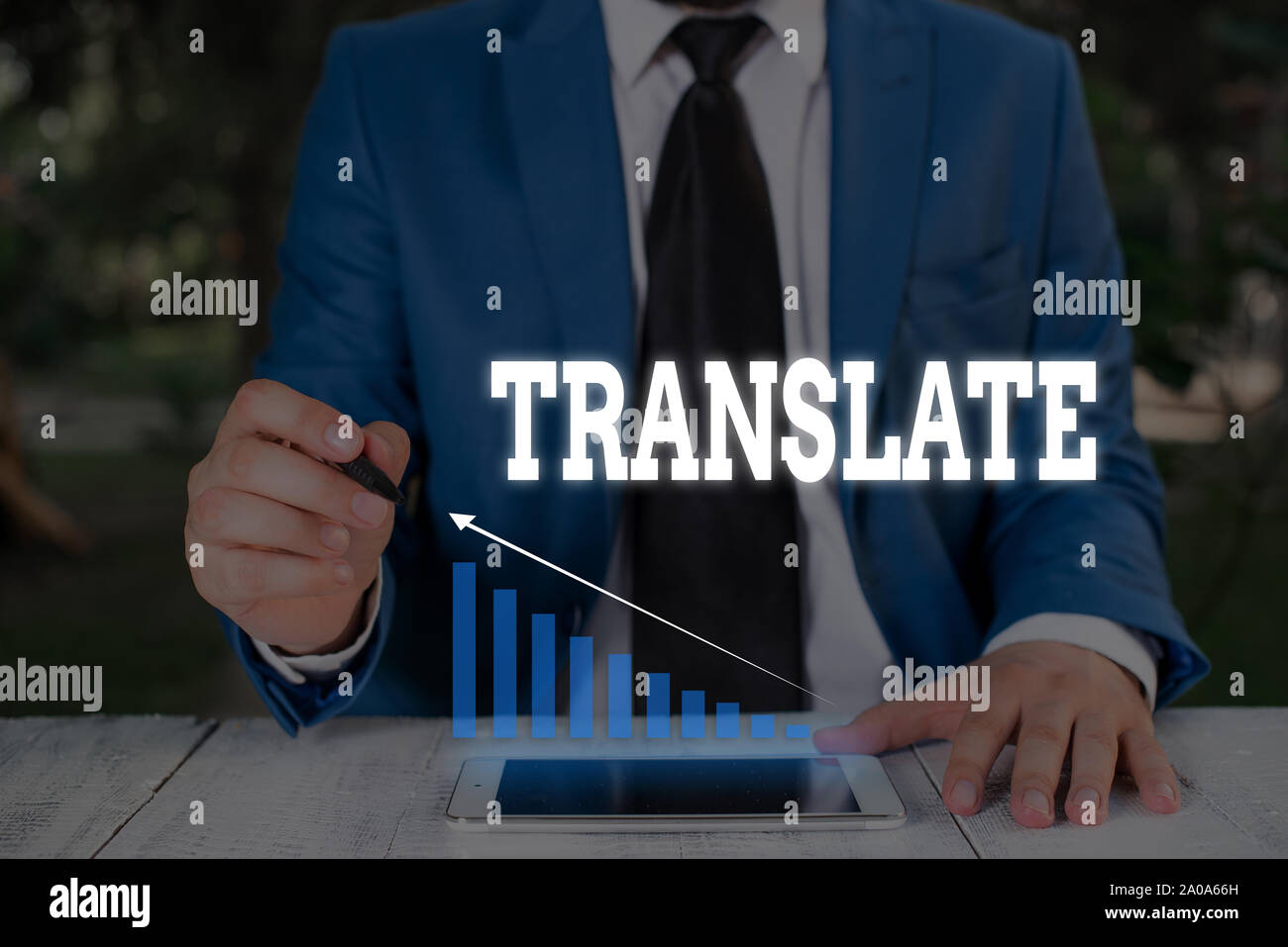 Handwriting text writing Translate. Conceptual photo Another word with ...