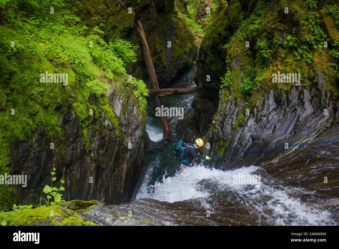 Canyoning wetsuit hi-res stock photography and images - Alamy