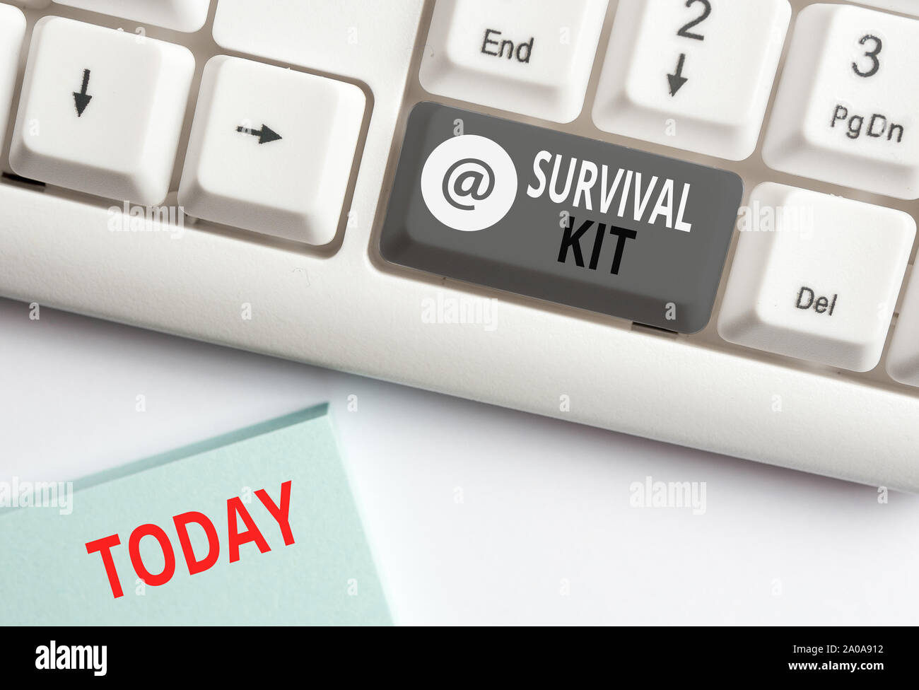 Word writing text Survival Kit. Business photo showcasing Emergency ...