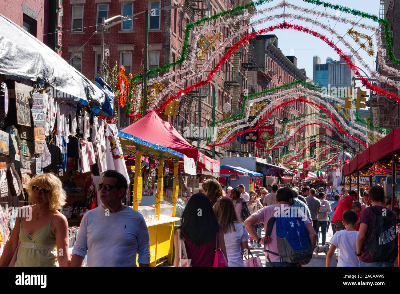 93rd Annual Feast of San Gennaro in Little Italy, New York City, USA ...