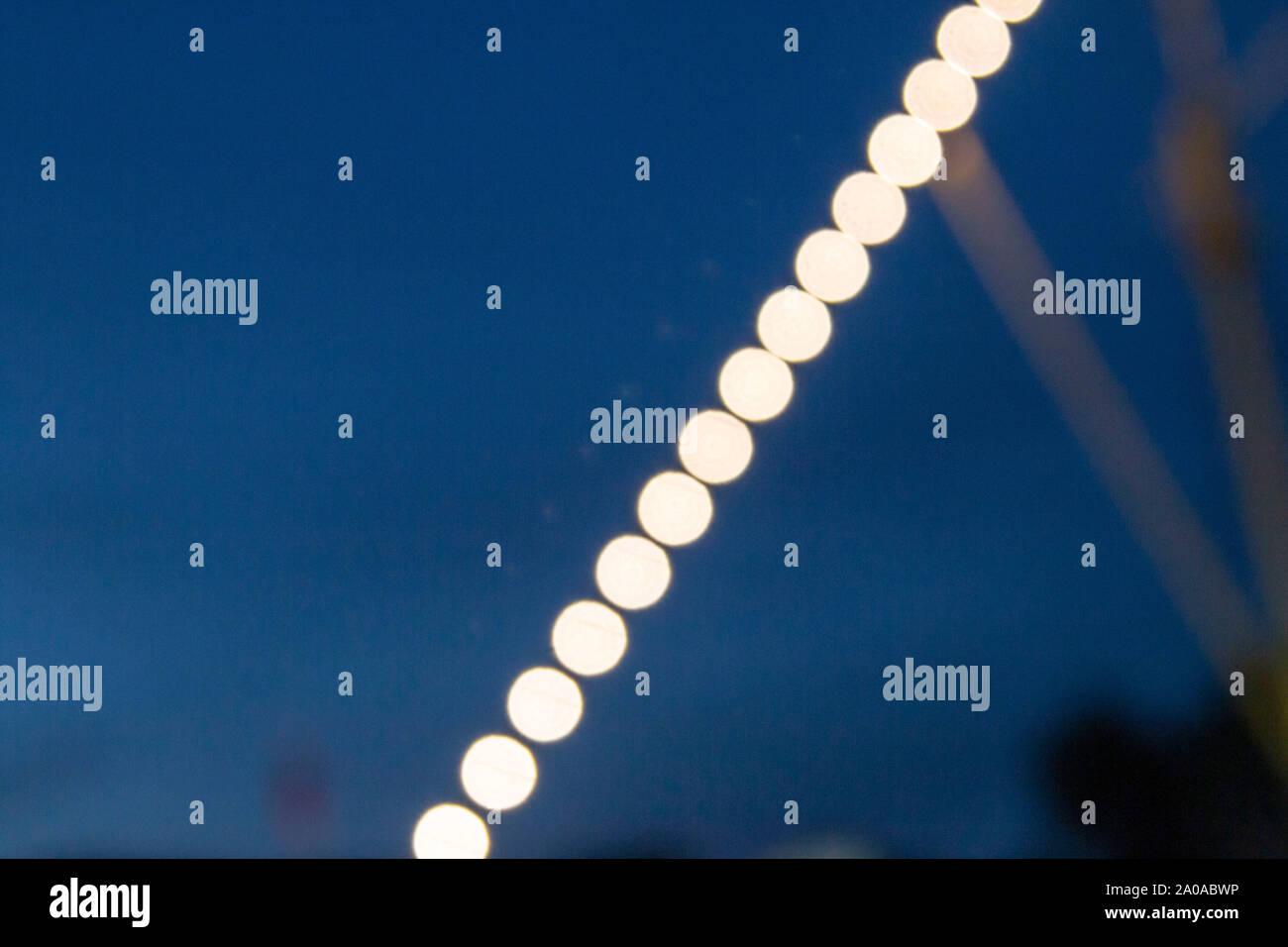 Colorful Street Lights Bokeh Stock Photo - Alamy