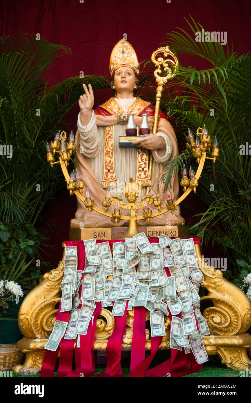 93rd Annual Feast of San Gennaro in Little Italy, New York City, USA ...