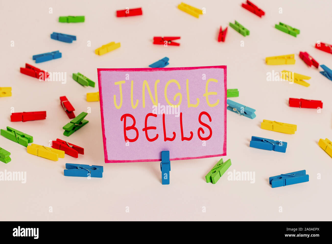 Conceptual hand writing showing Jingle Bells. Concept meaning Most ...