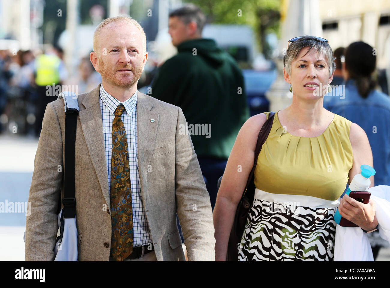 Friends of the Irish Environment's David Healy and Sadhbh O'Neill ...