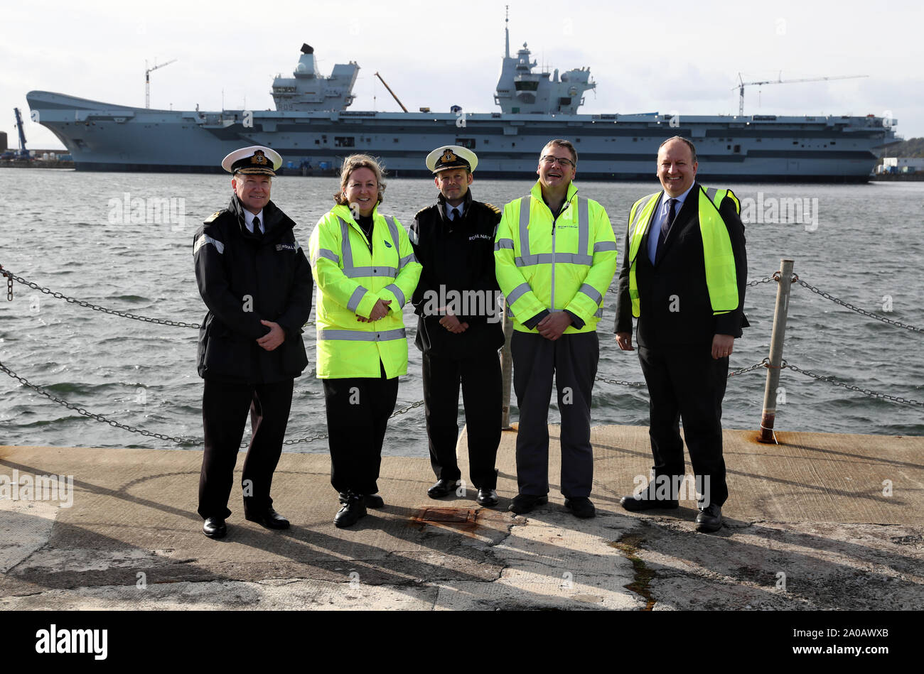 Rear admiral martin connell roysth dockyard hi-res stock photography ...