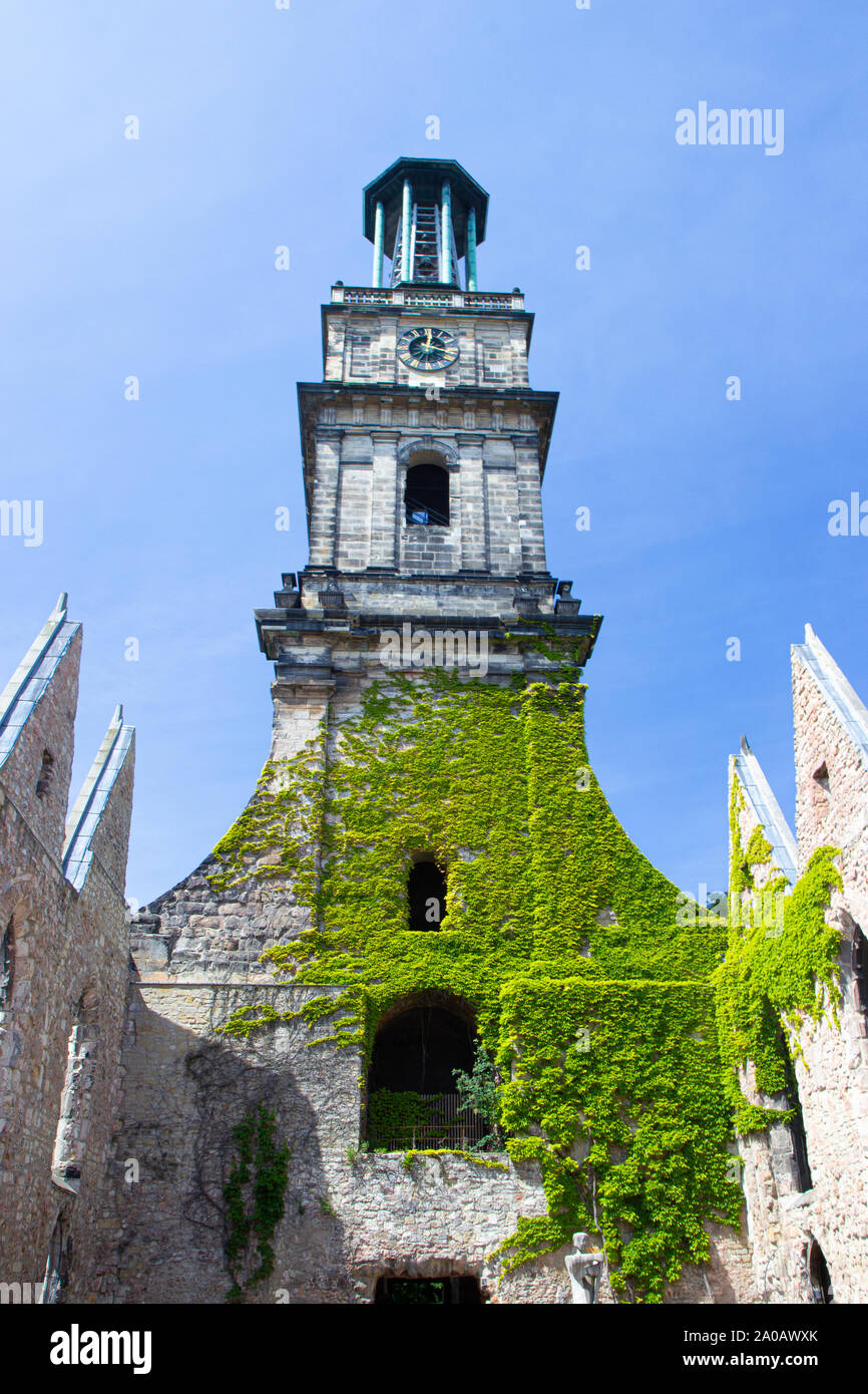 The Aegidienkirche was a church in Hanover, ruined in WW2 Stock Photo ...