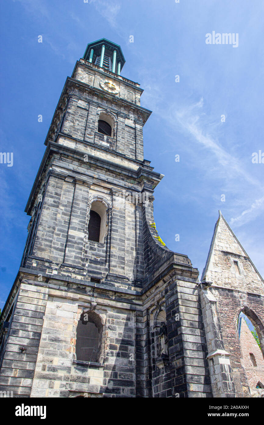 The Aegidienkirche was a church in Hanover, ruined in WW2 Stock Photo ...