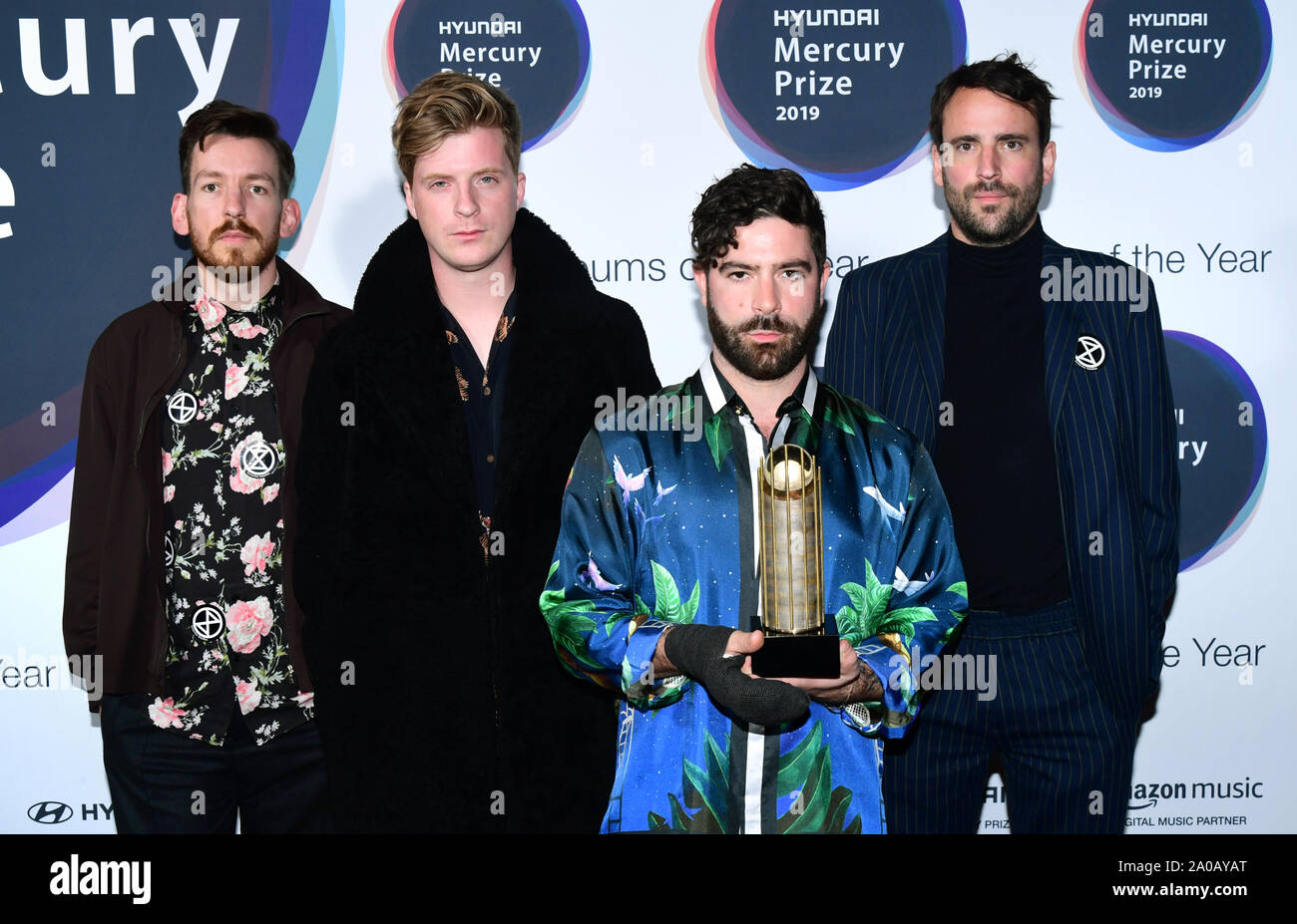 FOALS during the Hyundai Mercury Prize 2019, held at the Eventim Apollo ...