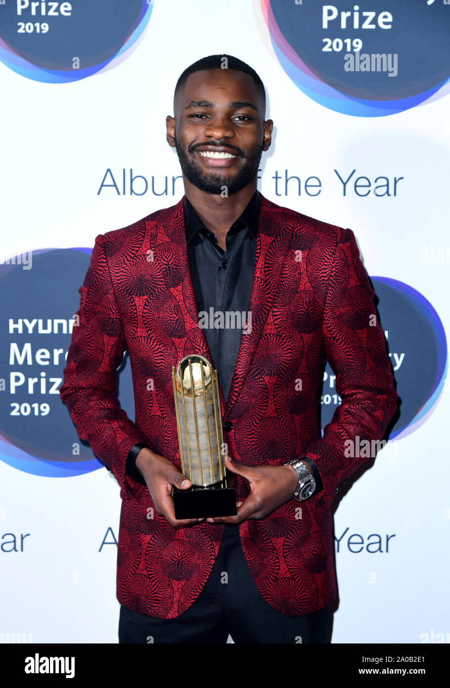 Dave during the Hyundai Mercury Prize 2019, held at the Eventim Apollo ...