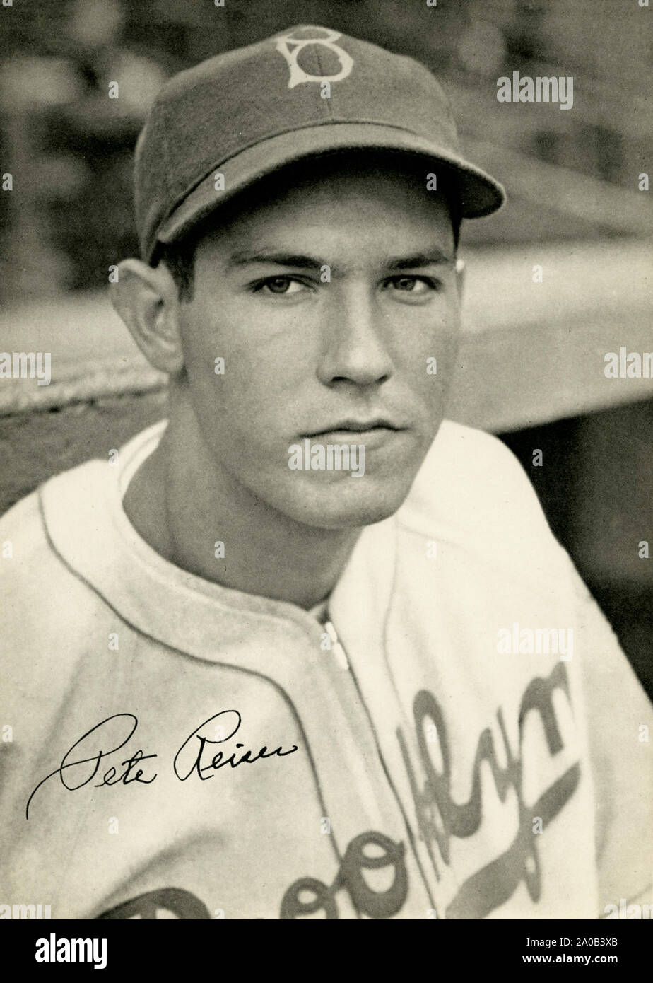 Vintage photograph of baseball player Pete Reiser who played with the ...