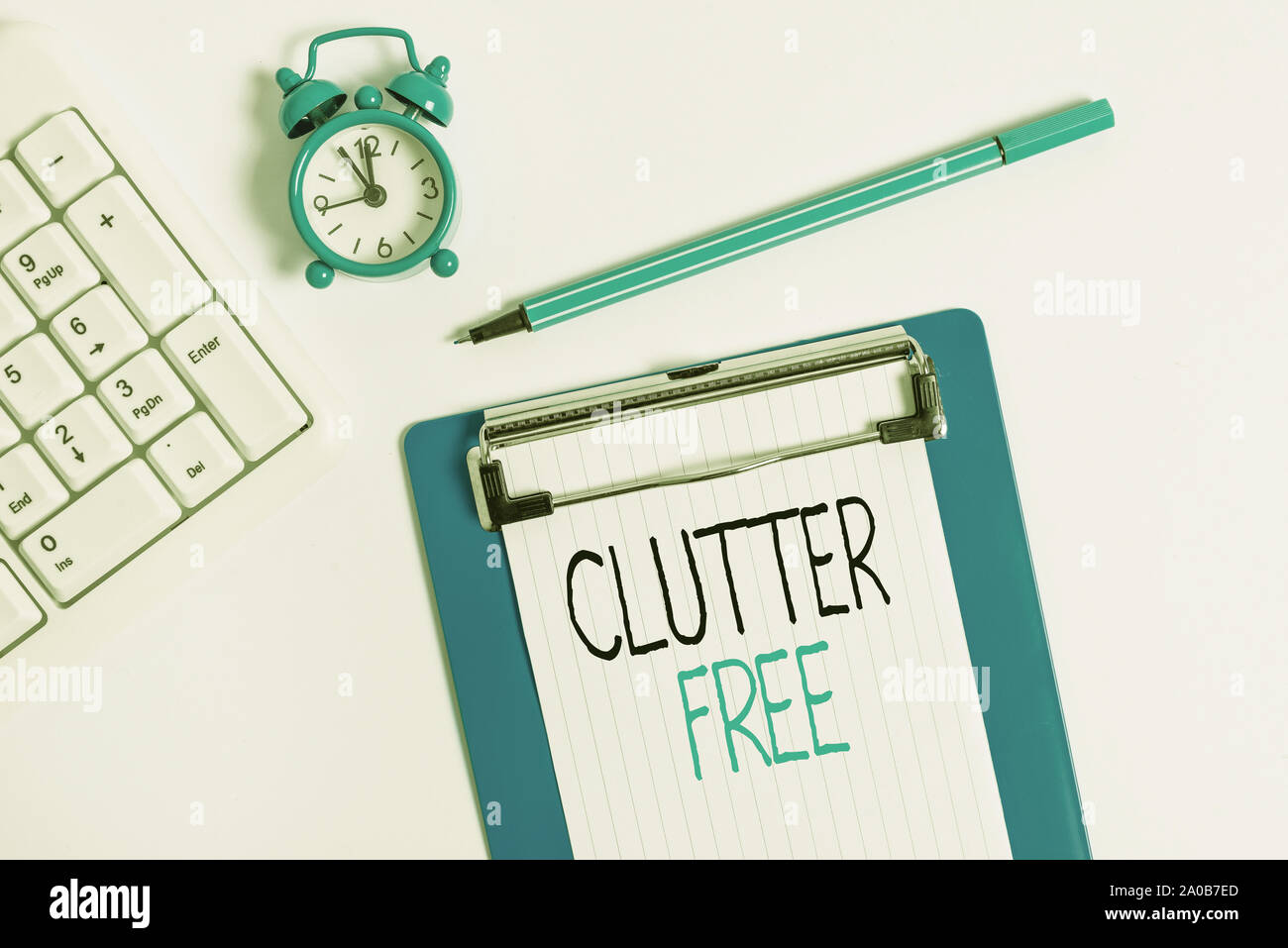 Conceptual hand writing showing Clutter Free. Concept meaning Well ...