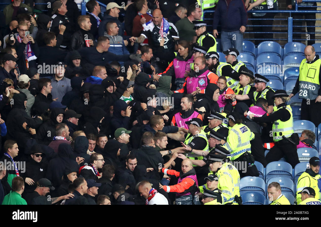 Police rangers football fans uefa hi-res stock photography and images ...