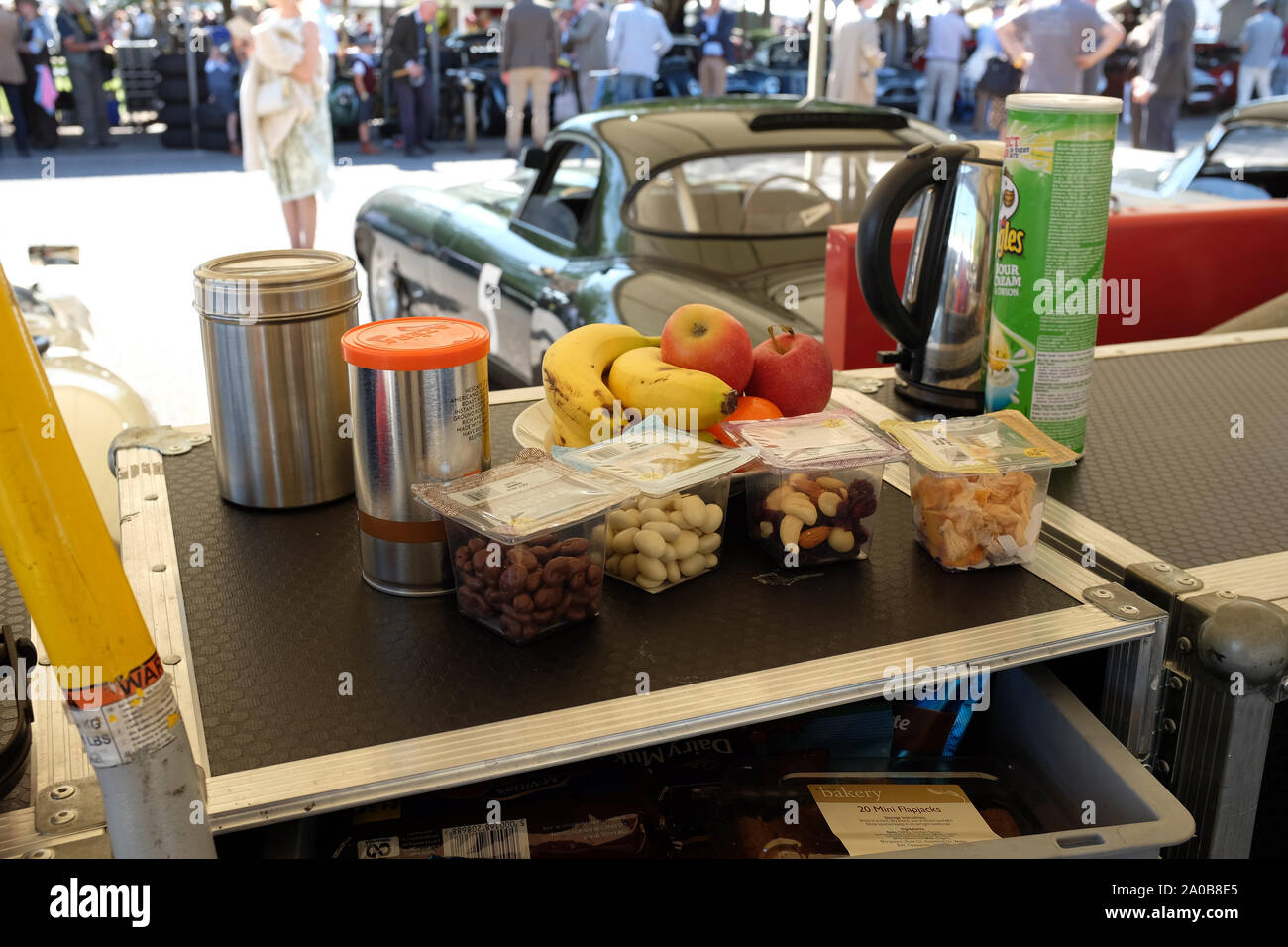 September 2019 - Race car drivers snacks and nourishment at the back of ...