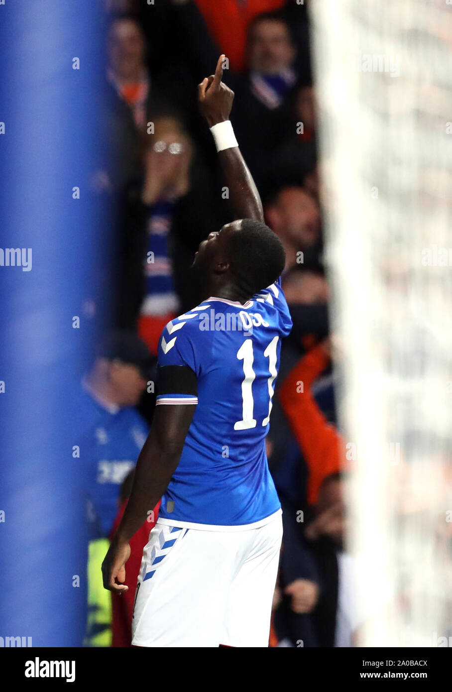 Rangers sheyi ojo celebrates scoring hi-res stock photography and ...