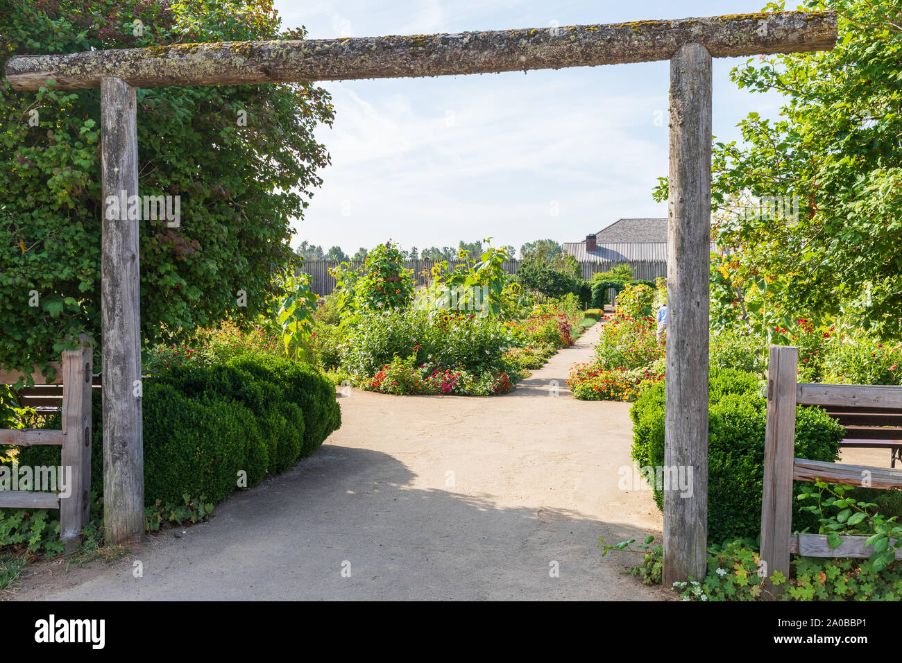 USA, Washington State, Fort Vancouver National Historic Site. The ...