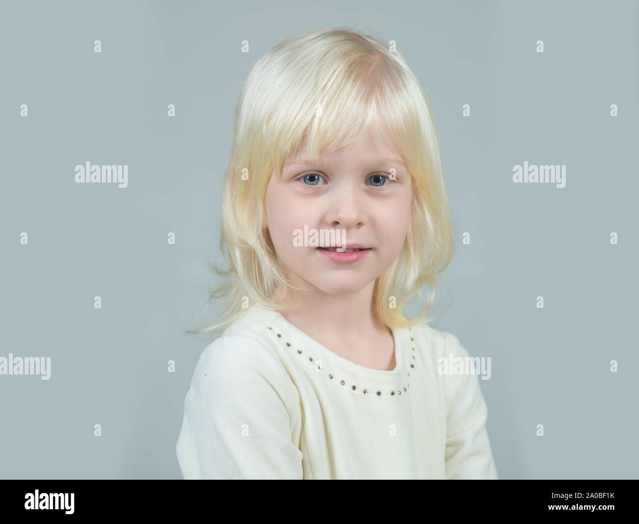 Childhood and happiness of innocent girl. Fashion style and beauty look ...