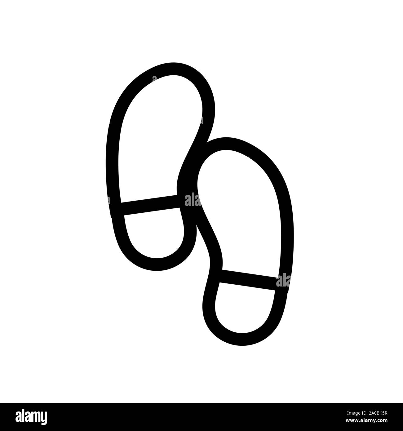 steps shoes print icon vector illustration design Stock Vector Image ...