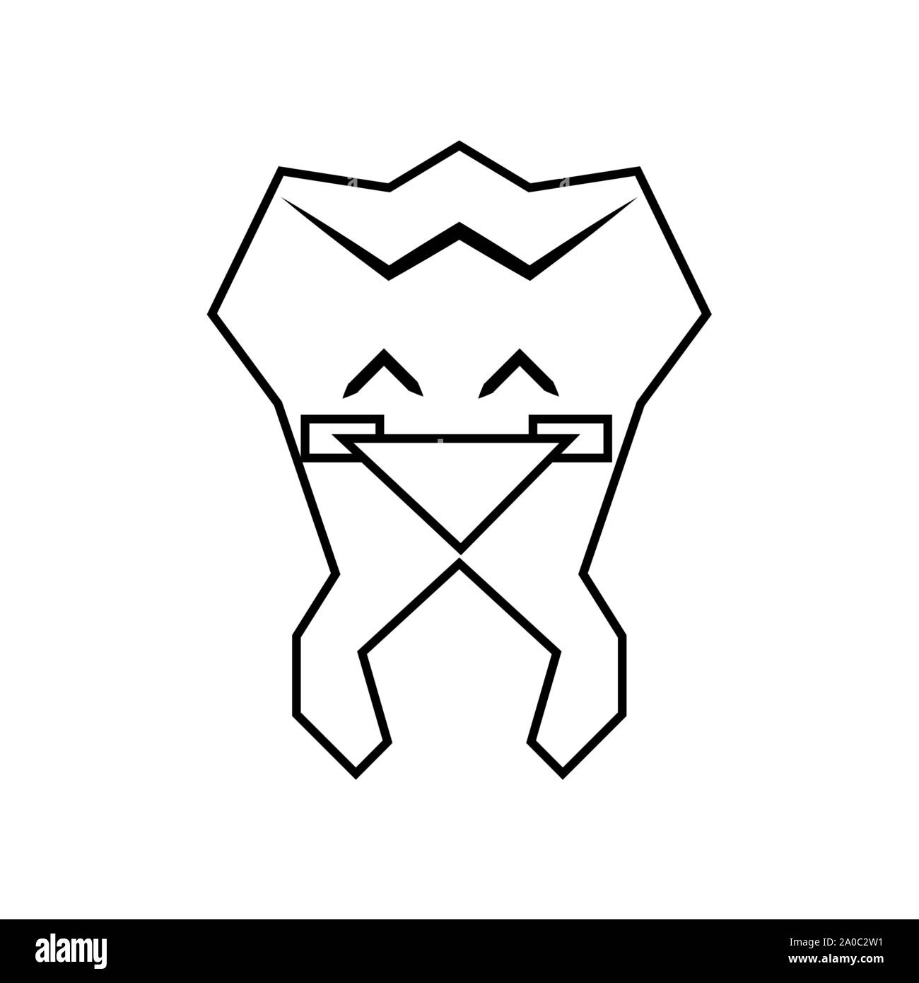 tooth human kawaii character vector illustration design Stock Vector ...