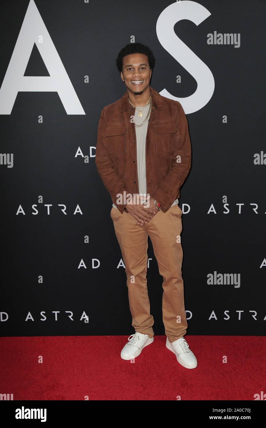 Los Angeles, CA. 18th Sep, 2019. Cory Hardrict at arrivals for AD ASTRA ...