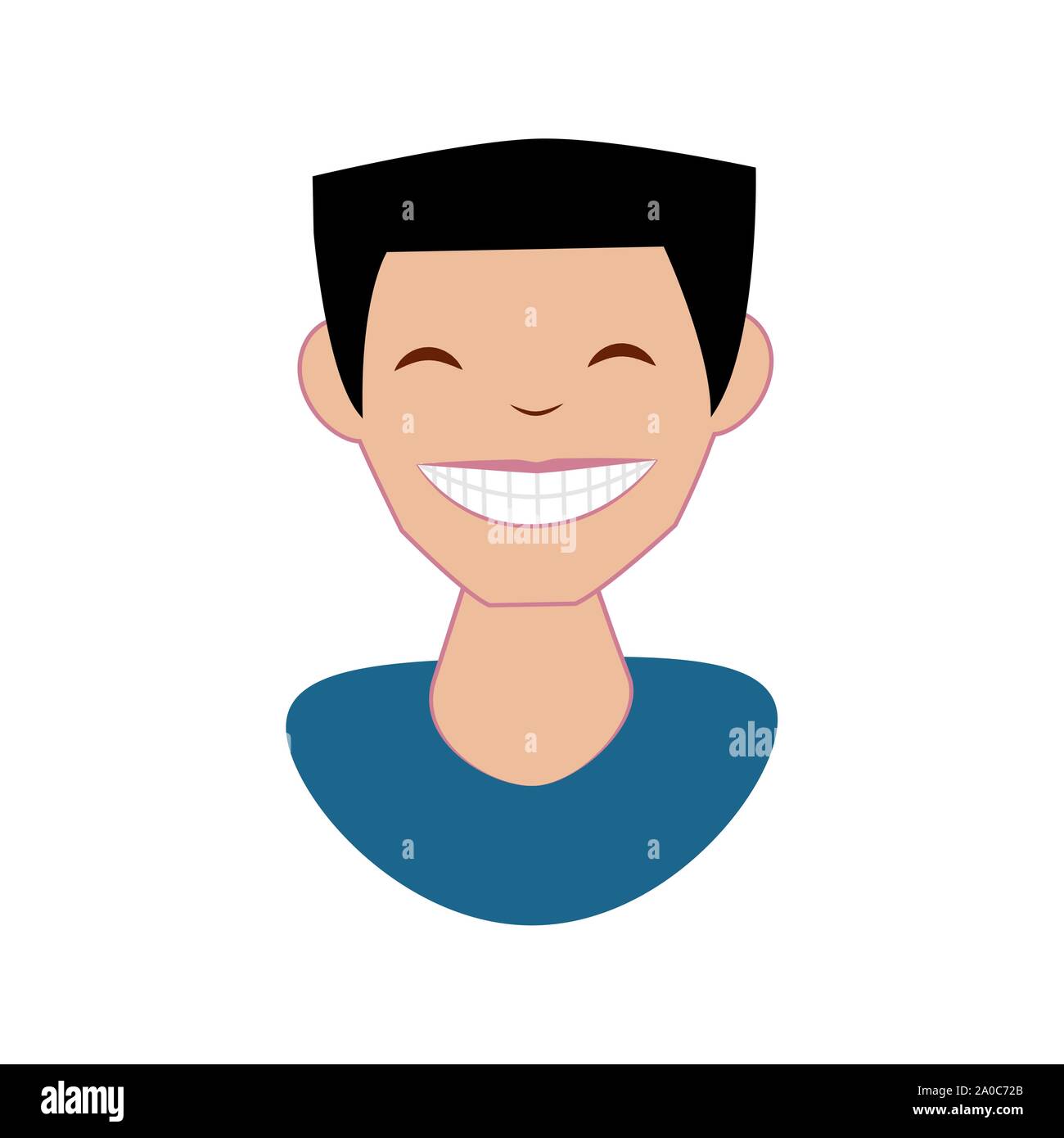 Perfect male teeth Stock Vector Images - Alamy