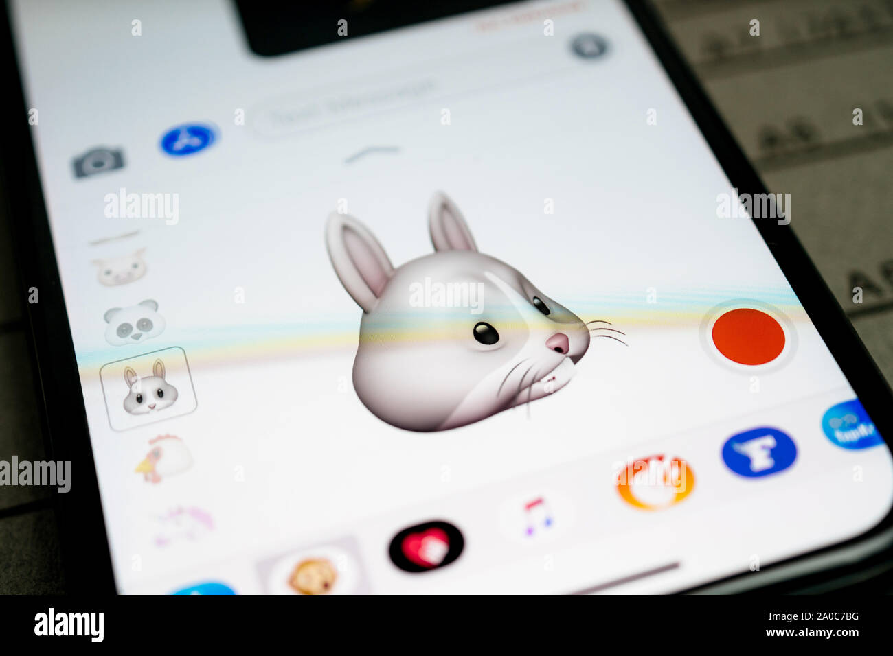 Rabbit animoji hi-res stock photography and images - Alamy