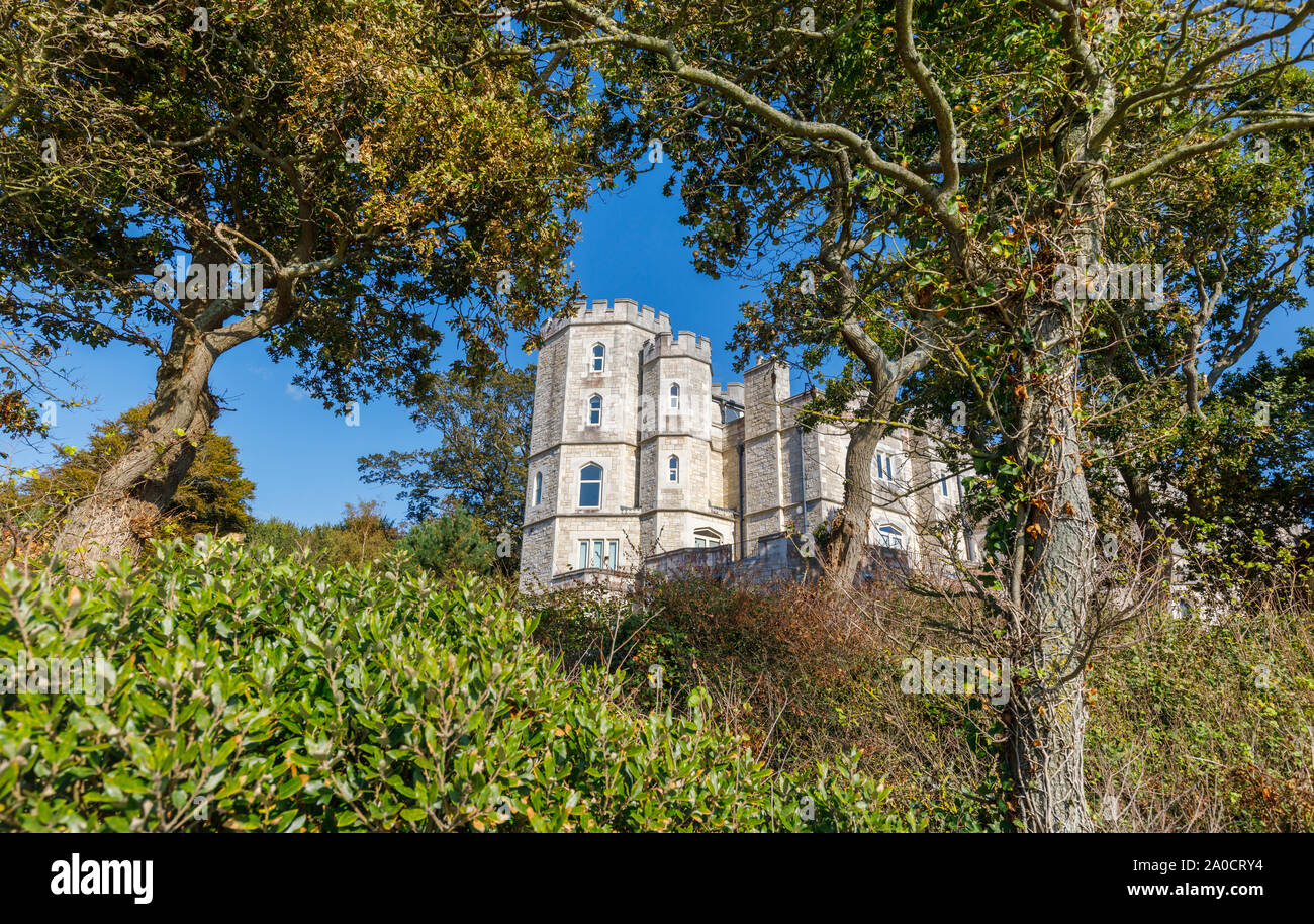 Netley Castle, a former fort in Netley (Netley Abbey), a village on ...