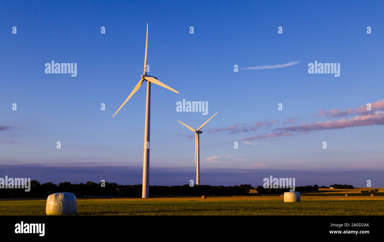 Wind turbine under beautiful hi-res stock photography and images - Alamy