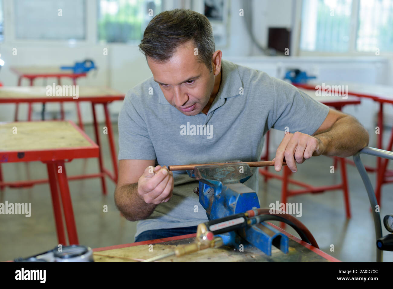 Cooper pipe hi-res stock photography and images - Alamy