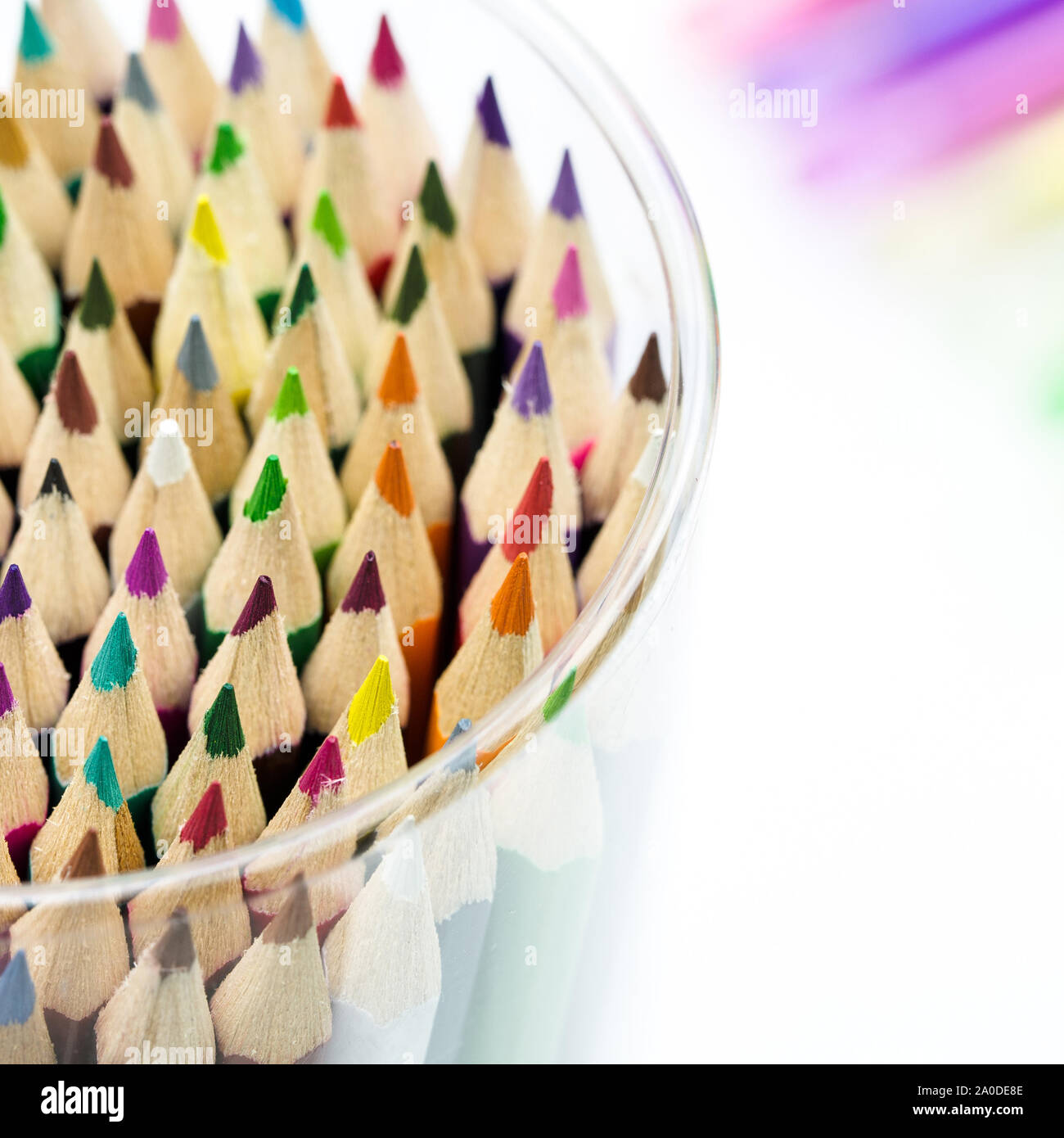 Crayon tips hi-res stock photography and images - Alamy
