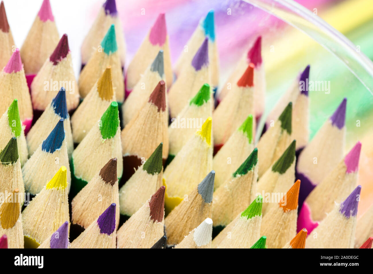 Crayon tips hi-res stock photography and images - Alamy