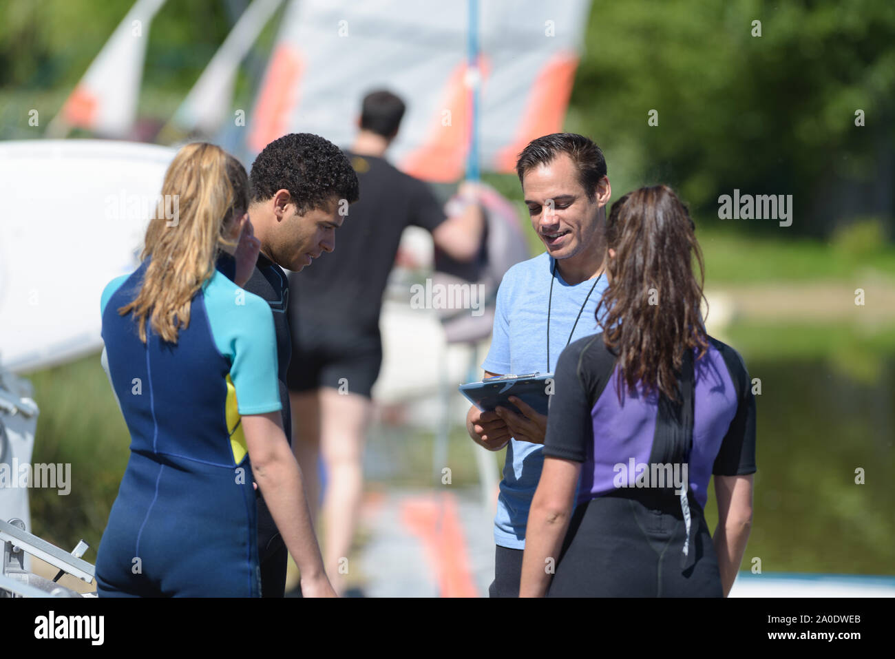 Boating instructor hi-res stock photography and images - Alamy