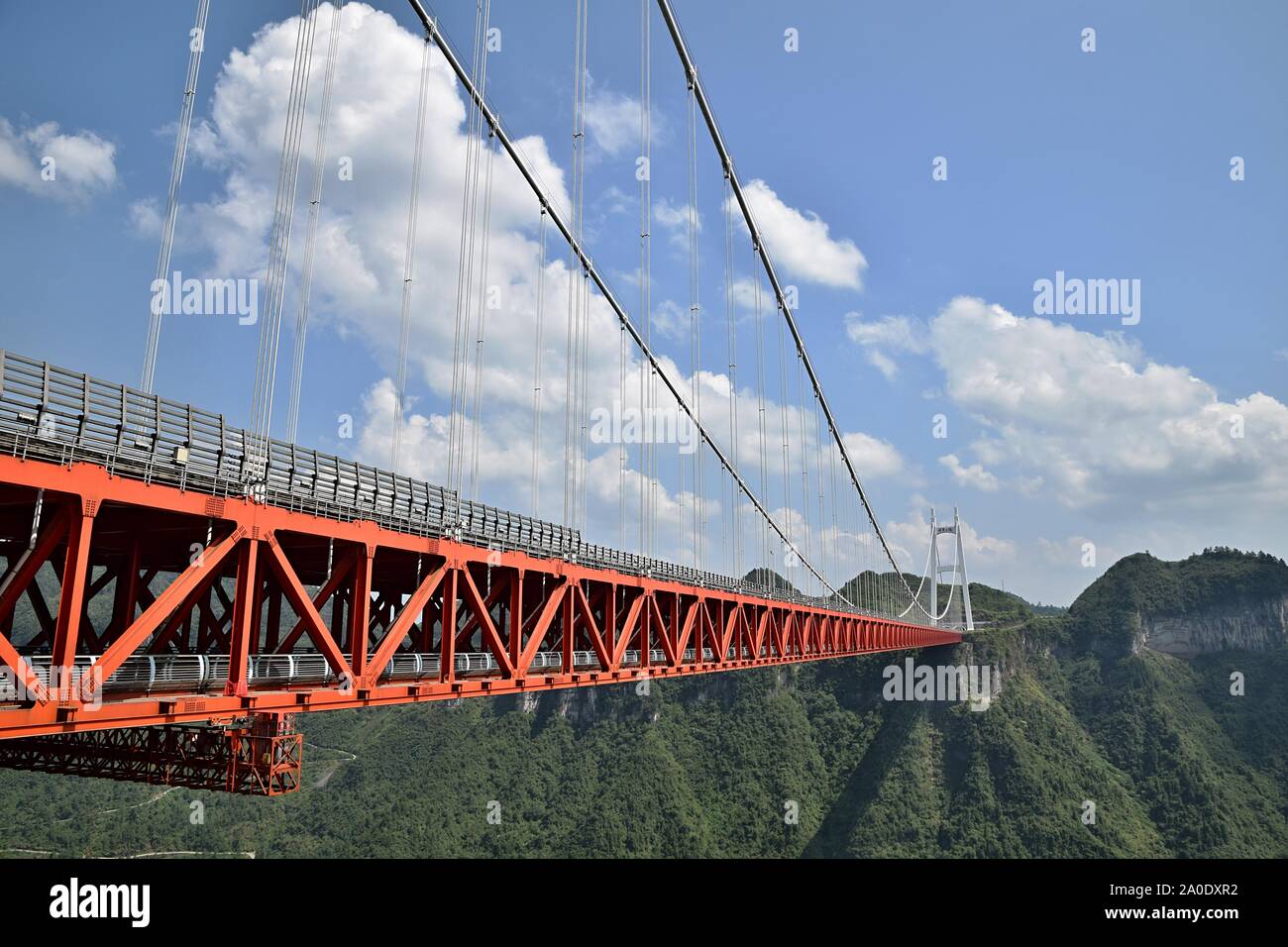 Aizhai suspension bridge hi-res stock photography and images - Alamy