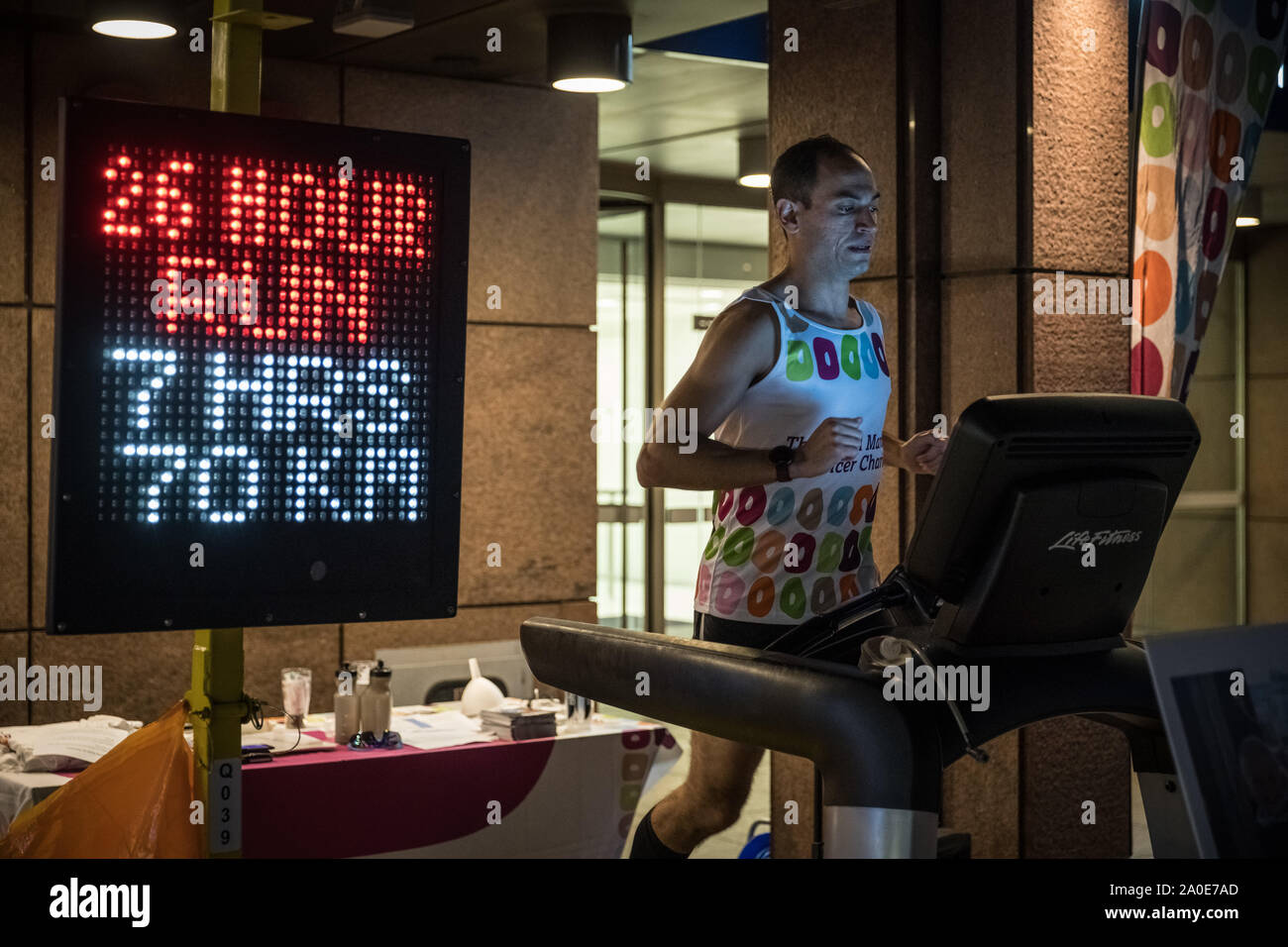 London, UK. 20th September 2019. Former Royal Marine, Alex Crump ...