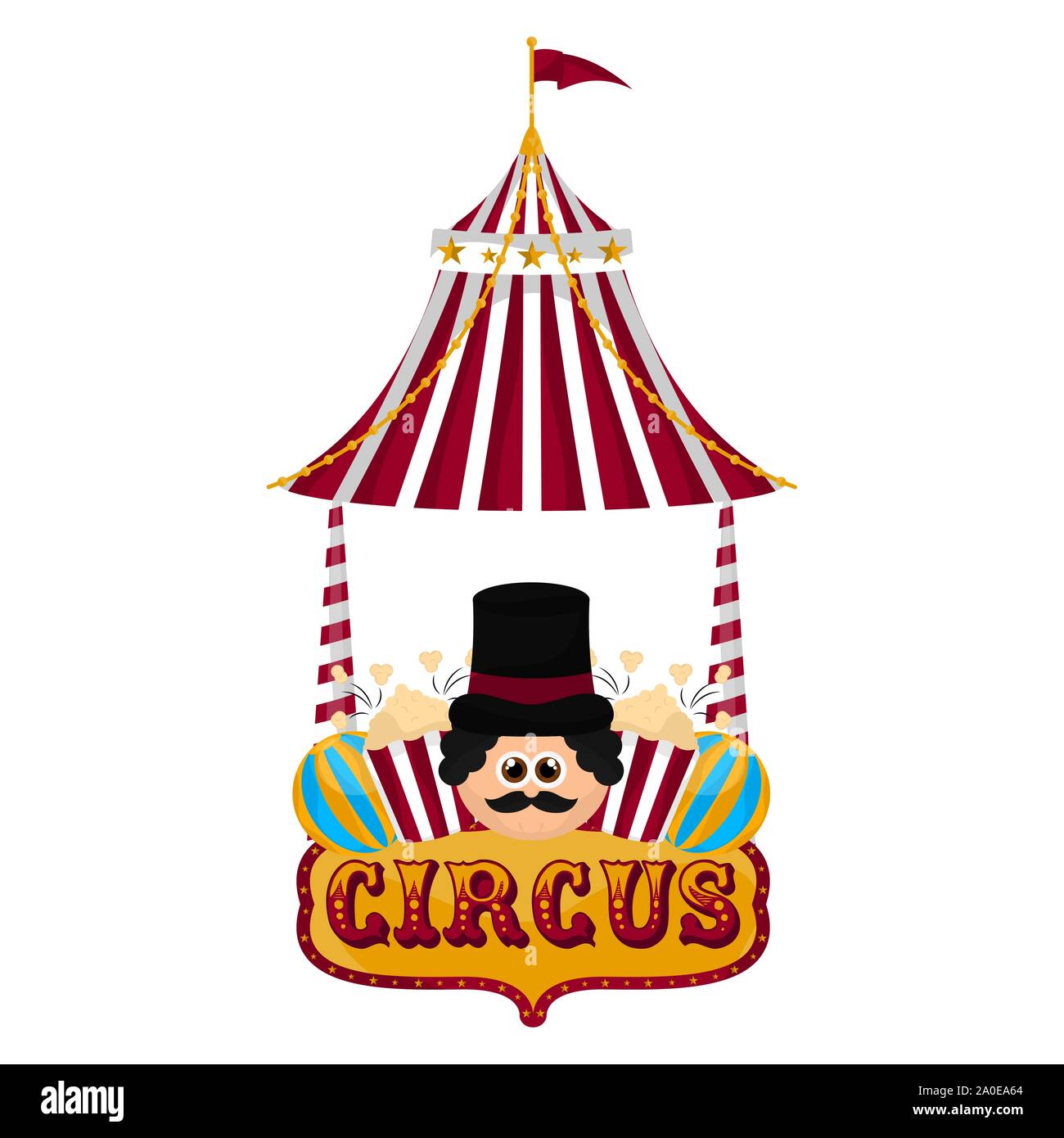 Carnival snacks Stock Vector Images - Alamy