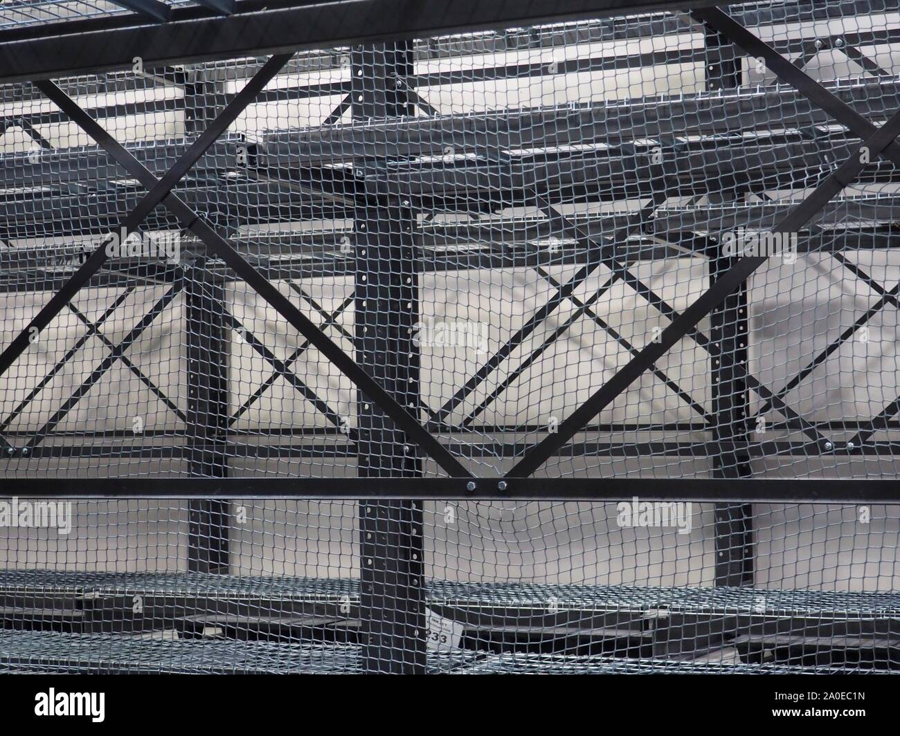 Business looking sad and depressed with empty display shelves Stock ...
