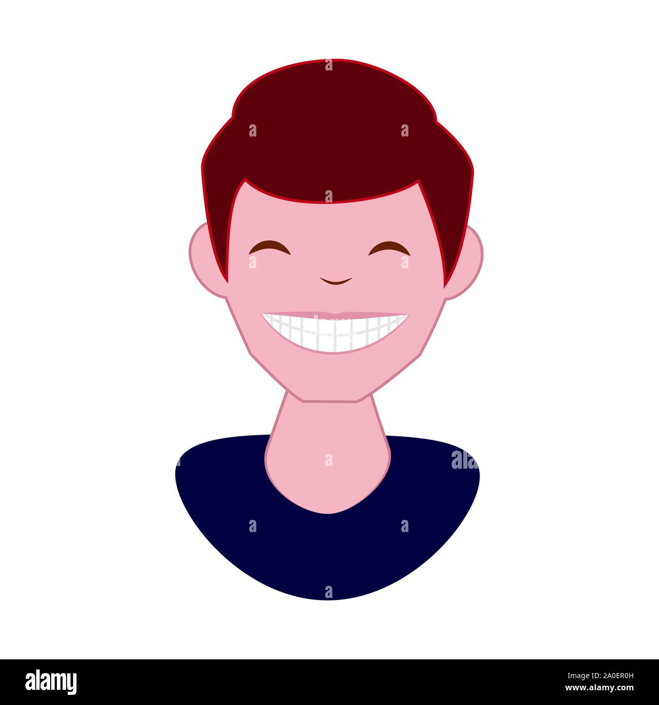 Perfect male teeth Stock Vector Images - Alamy
