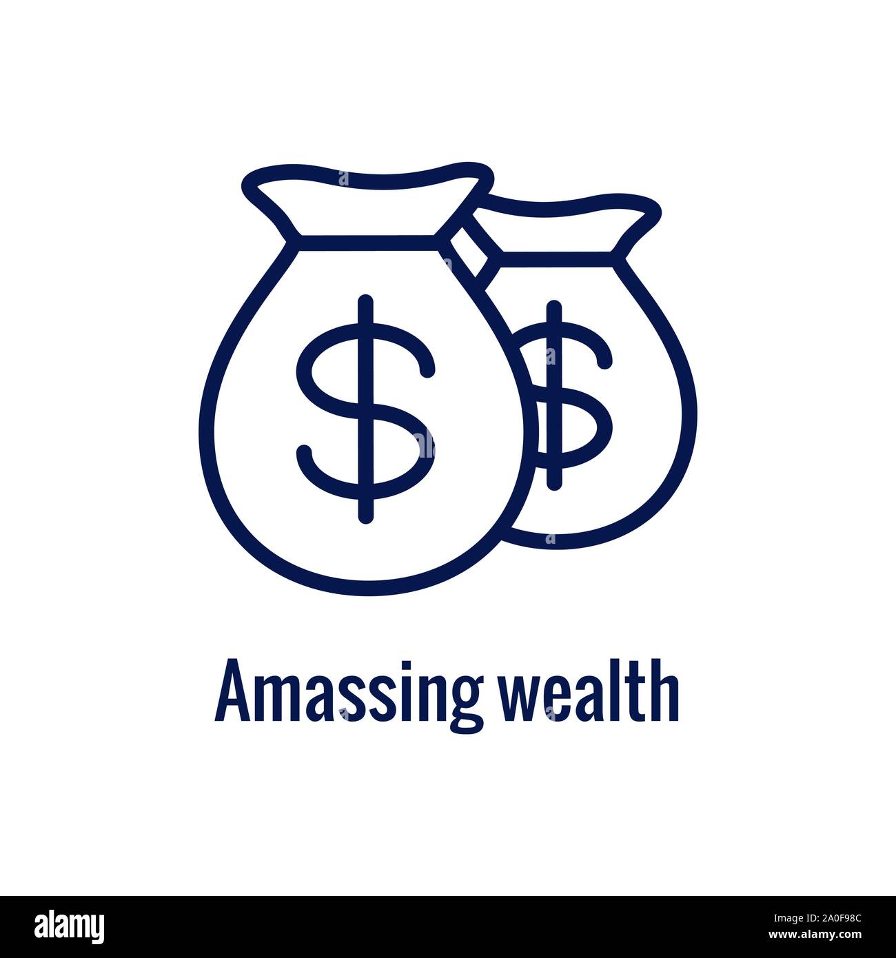 Retirement Savings Icon w retiring and monetary images Stock Vector ...