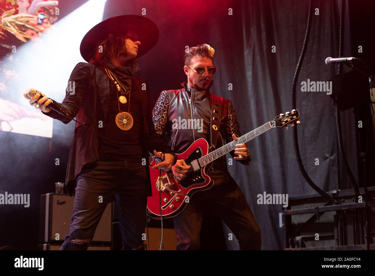 American band Rival Sons performing at Summerset Music & Arts Festival ...