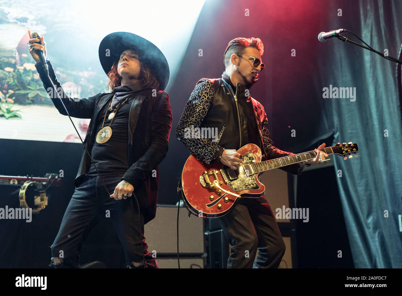 American band Rival Sons performing at Summerset Music & Arts Festival ...