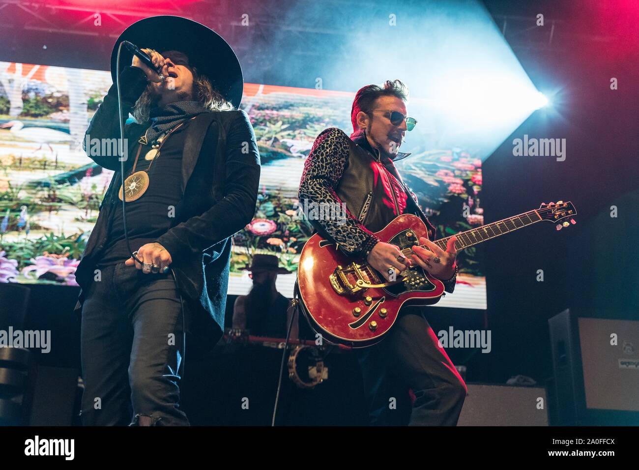 American band Rival Sons performing at Summerset Music & Arts Festival ...
