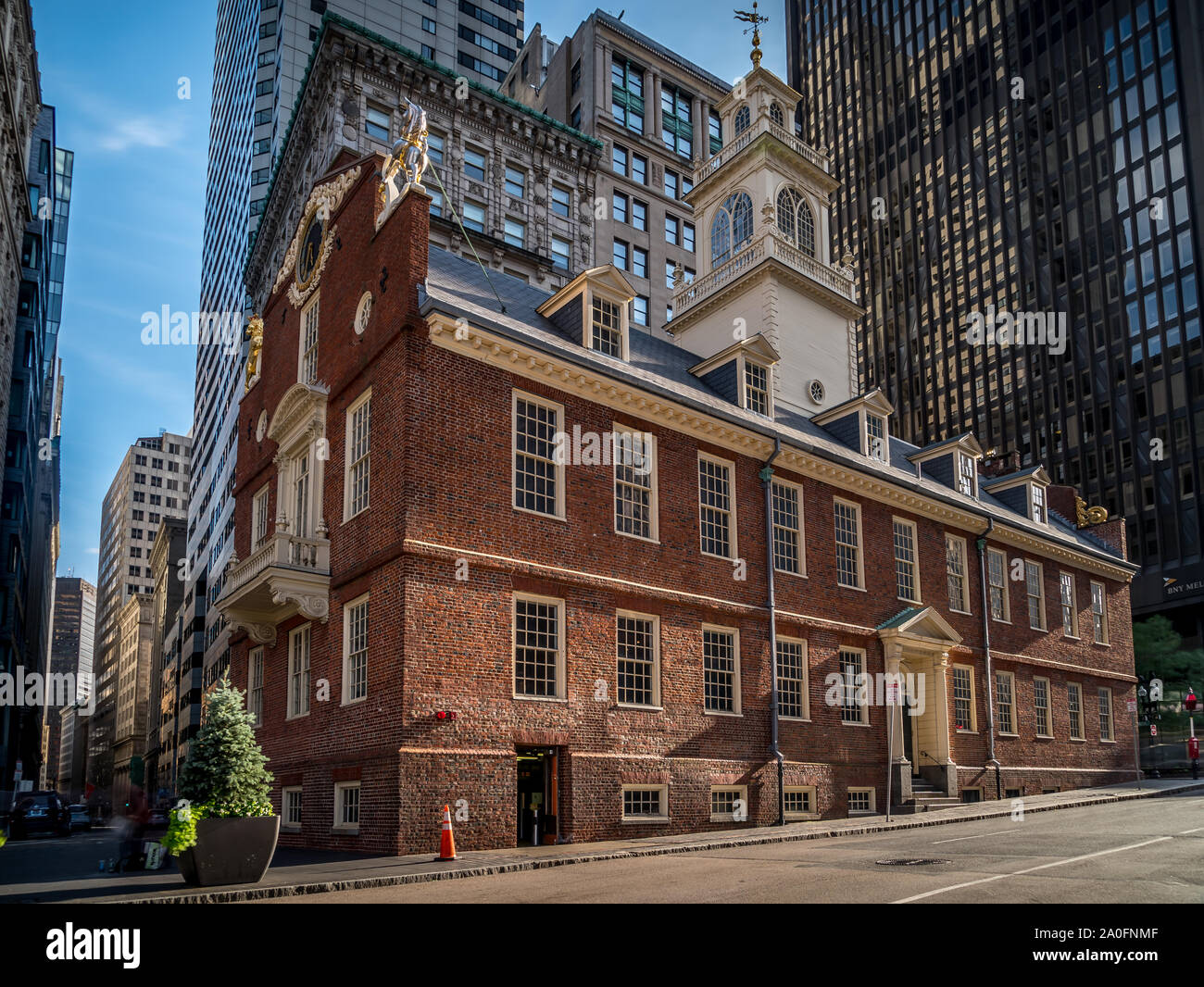 Boston Old State House along the Freedom Trail site of the Boston ...