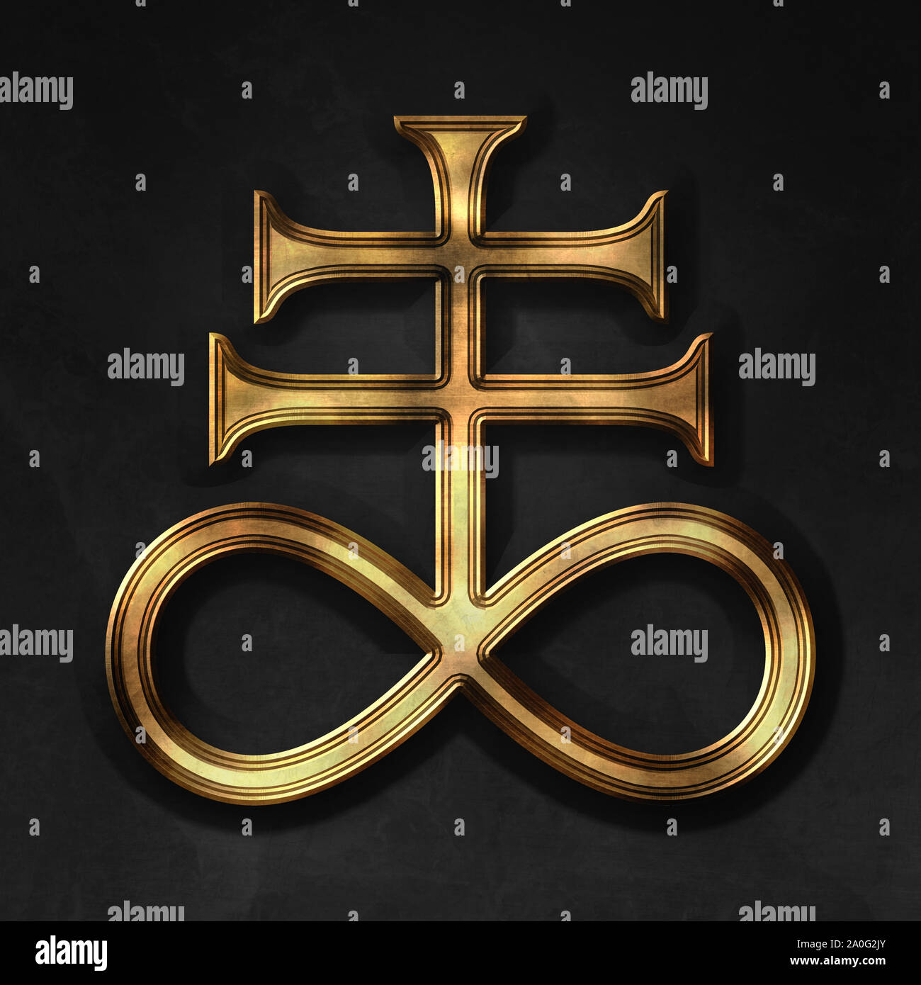 Alchemy Symbol - Sulfur Stock Photo - Alamy