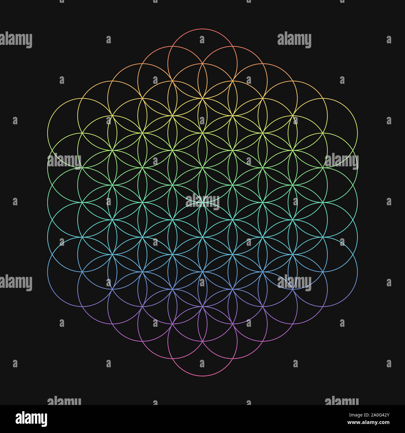 Flower of life symbol ancient hi-res stock photography and images - Alamy